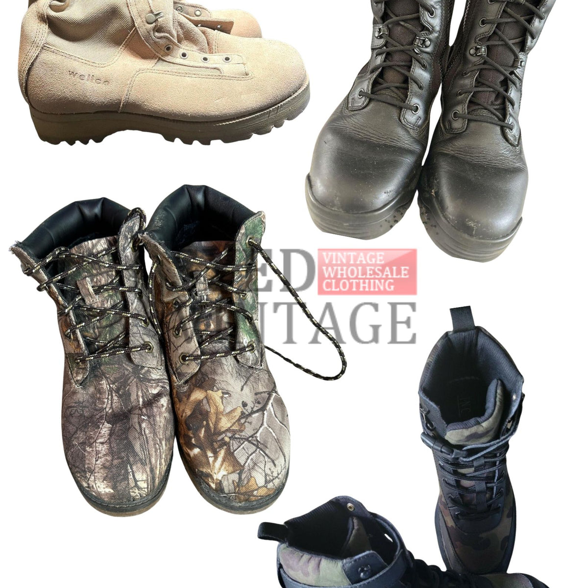 US Army Shoes Mix – Syed Vintage LTD