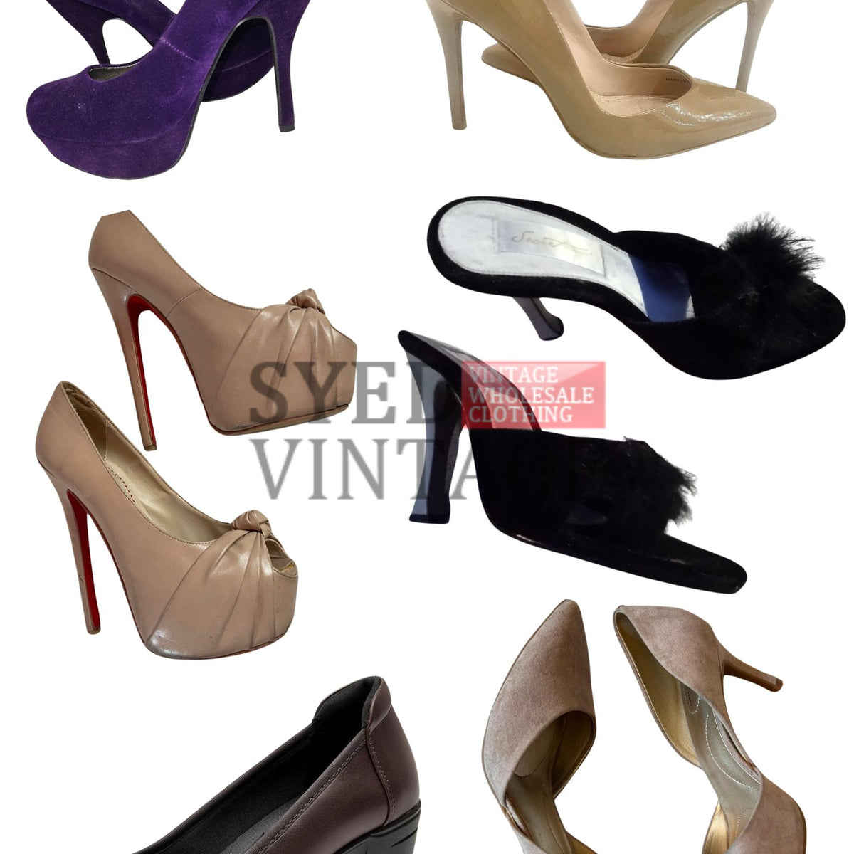 Ladies Heels Shoes Mix – Syed Vintage LTD