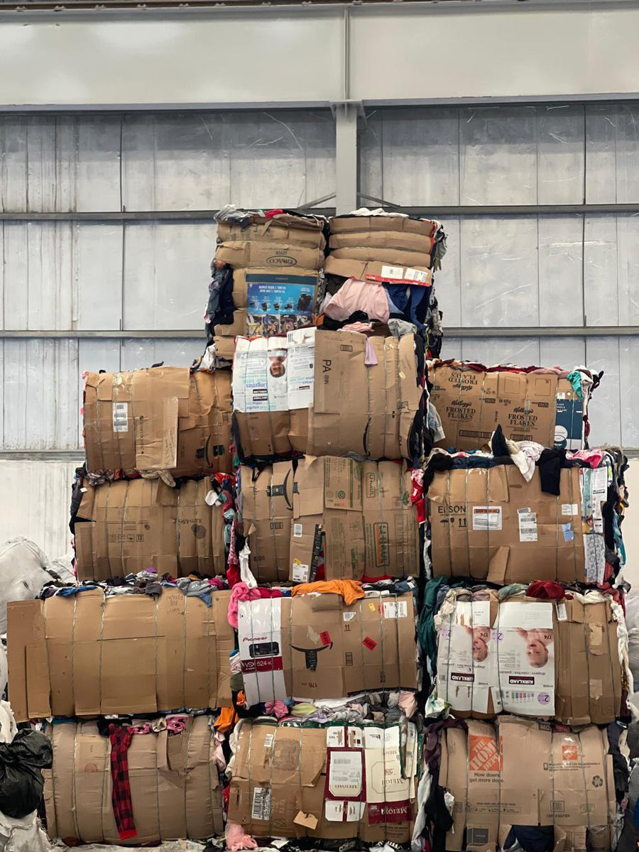 GOODWILL - SAVERS UNSORTED LEFT OVER USED BIG BALES DIRECT FROM GLOBAL ...