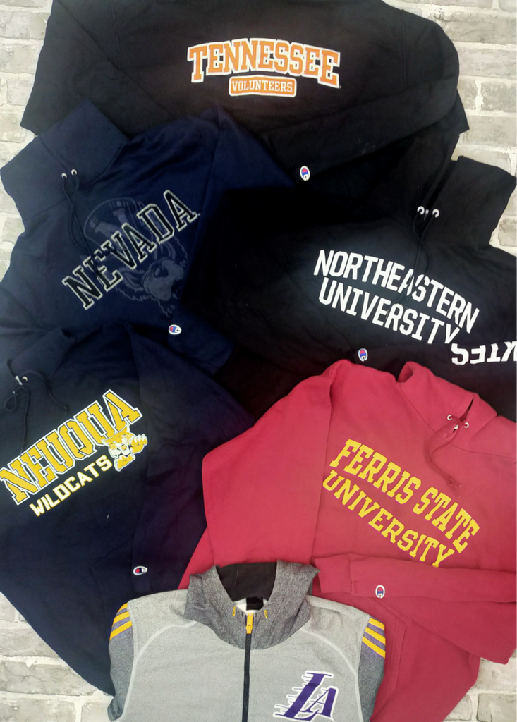 Branded Grade A College University Hoodies – Syed Vintage Wholesale